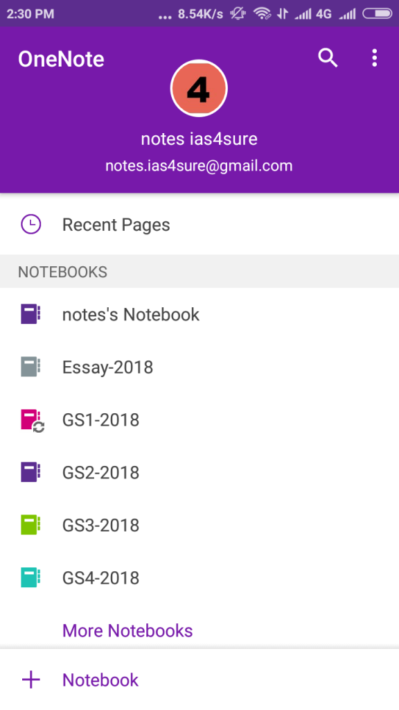 How does IAS4Sure Notes look in Onenote Mobile? – IAS4Sure