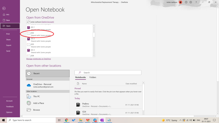 How to access shared notes in Onenote? – IAS4Sure